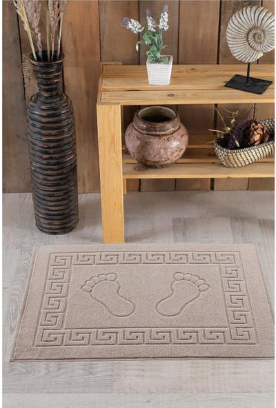 Regule Ayak Havlusu Orient Serisi Banyo Paspas 50X70 cm Ayak Çizgili