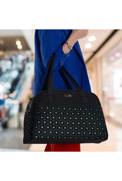 Veldena Yıldızlı Kadın Seyahat Çantası