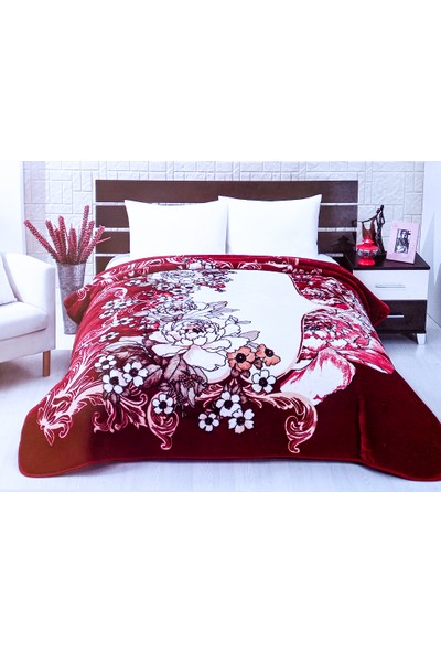 Mink Battaniye Lacasa 1091 Bordo Çift Kişilik Mink Battaniye Lacasa 1091 Bordo Çift Kişilik