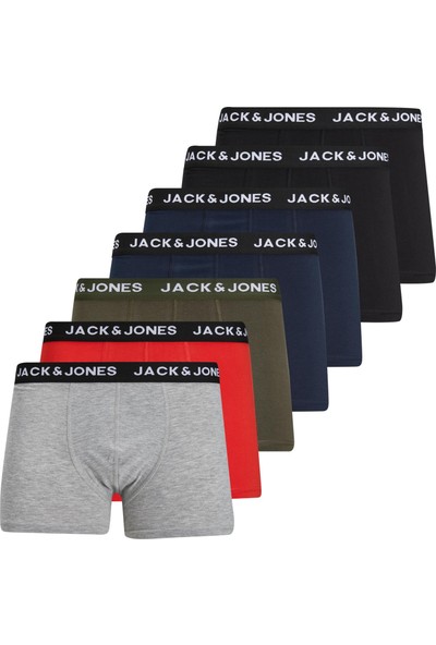 Jack Jones Erkek Renkli 7 Li Boxer 12204700 Jack Jones Erkek Renkli 7 Li Boxer 12204700