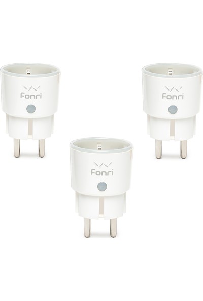 Fonri Wi-Fi Akıllı Priz (16A) 3'lü Set