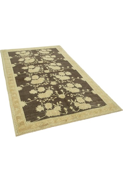 Bespoky Taspinar Bej Klasik Yün El Dokuma Alan Halısı