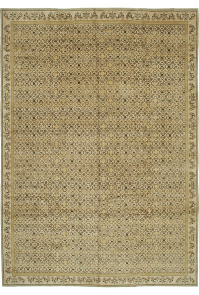 Bespoky Tebriz Bej Klasik Pamuk Yün El Dokuma Alan Halısı Bespoky Tebriz Bej Klasik Pamuk Yün El Dokuma Alan Halısı