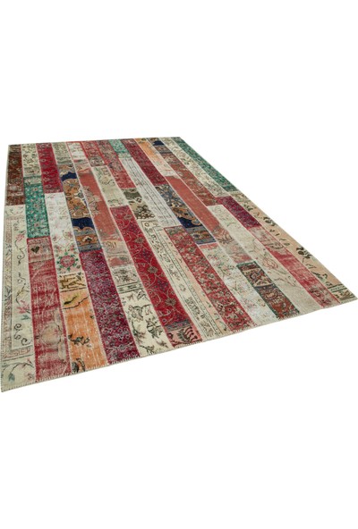 Bespoky Kırk Yama Gri Patchwork Pamuk Yün El Dokuma Alan Halısı Bespoky Kırk Yama Gri Patchwork Pamuk Yün El Dokuma Alan Halısı