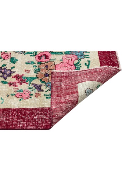 Bespoky Atina Bej Eskitme El Dokuma Alan Halısı