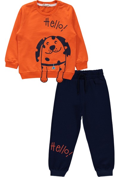Civil Boys Erkek Çocuk Eşofman Takımı 2-5 Yaş Oranj
