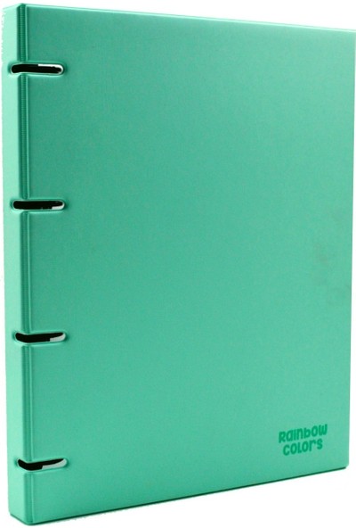 Önder Pastel Rainbow Colors A4 4 Halkalı Klasör- Pastel Yeşil