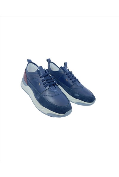 Hakiki Süet Deri El Yapımı Bağcıklı Sneaker Ayakkabı Hakiki Süet Deri El Yapımı Bağcıklı Sneaker Ayakkabı