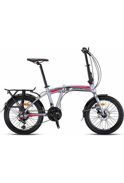 Kron FD2100 20 Jant M.disk Katlanır Bisiklet Füme-Kırmızı Kron FD2100 20 Jant M.disk Katlanır Bisiklet Füme-Kırmızı