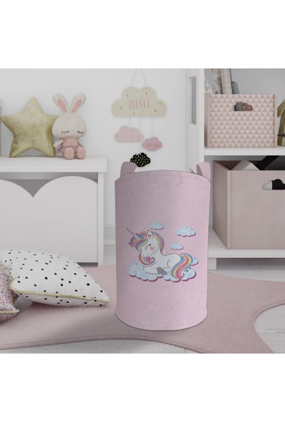 Odi Moda Çamaşır Sepeti Çoçuk Oyuncak Sepeti 45x35 Cm