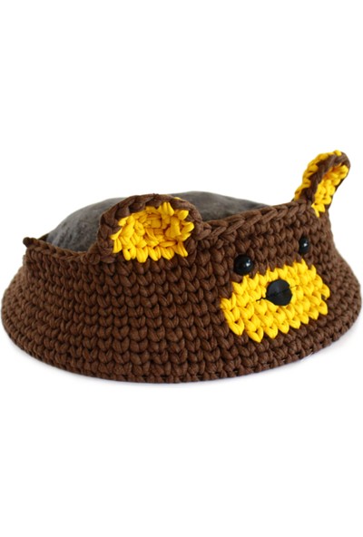 Kedi Yatağı Kahverengi