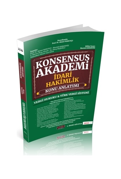 Savaş Yayınevi Konsensus Akademi Vergi Hukuku ve Tvs Savaş Yayınları 2022 Savaş Yayınevi Konsensus Akademi Vergi Hukuku ve Tvs Savaş Yayınları 2022