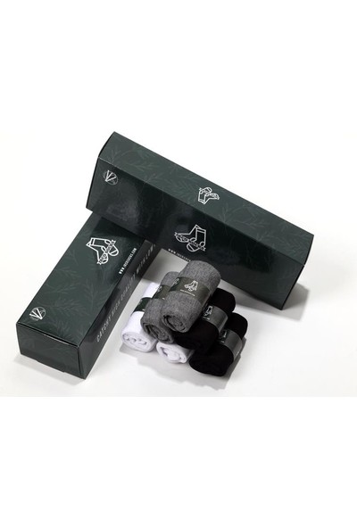 İrco Socks Erkek 6'lı Premium Bambu Patik Çorap