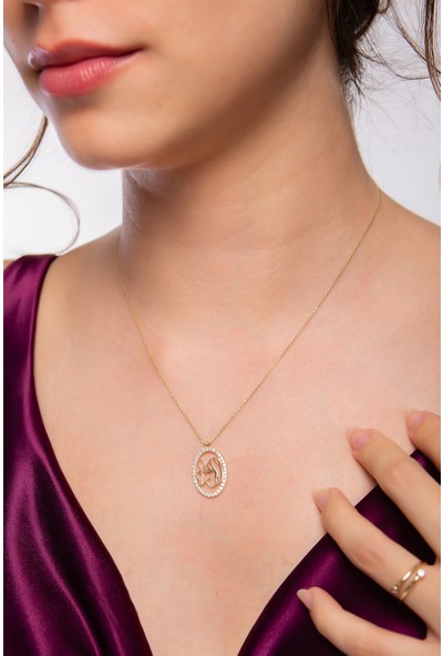 Mars Sevgili Motifli Kolye