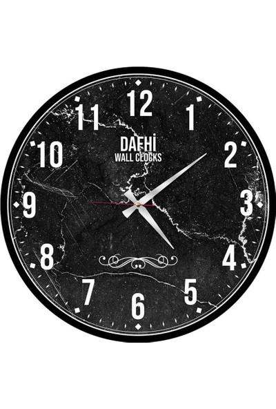 Dafhi Aksesuar Dafhi Mermer Desen Ahşap Duvar Saati 35X35 Dafhi Aksesuar Dafhi Mermer Desen Ahşap Duvar Saati 35X35