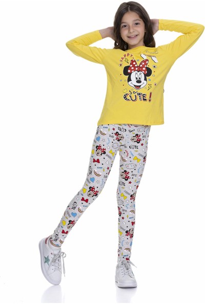 E Çocuk Mickey Mouse Taytlı Takım AT-0900