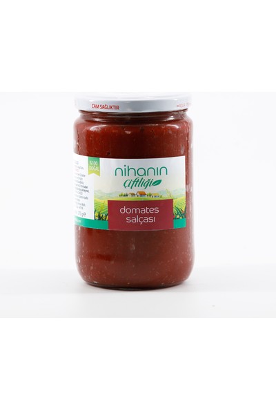 Nihanın Çiftliği Katkısız Az Tuzlu Güneşte Kurutulmuş Domates Salçası 660 gr