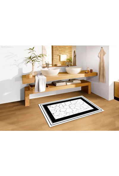 Benza Home Mermer Desen Banyo Paspası Ms-24 Benza Home Mermer Desen Banyo Paspası Ms-24