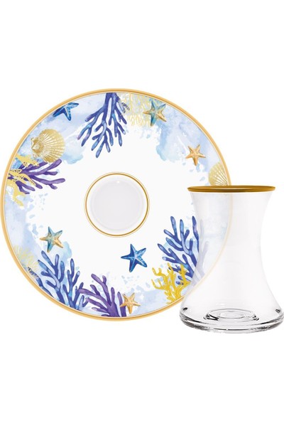 Blumest Mare 12 Parça Çay Takımı