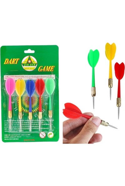 Dart Oku Iğne Uçlu Kaliteli 5 Adet Dart Oku Iğne Uçlu Kaliteli 5 Adet