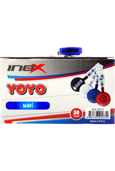 Inox Yoyo Yaka Kartlığı Yuvarlak 50 Adet Mavi Inox Yoyo Yaka Kartlığı Yuvarlak 50 Adet Mavi
