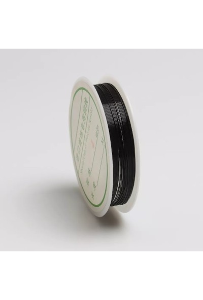 Subu Takı Siyah Renk Takı Yapım Teli Çiçek Teli 0,4 mm Filografi Teli Subu Takı Siyah Renk Takı Yapım Teli Çiçek Teli 0,4 mm Filografi Teli