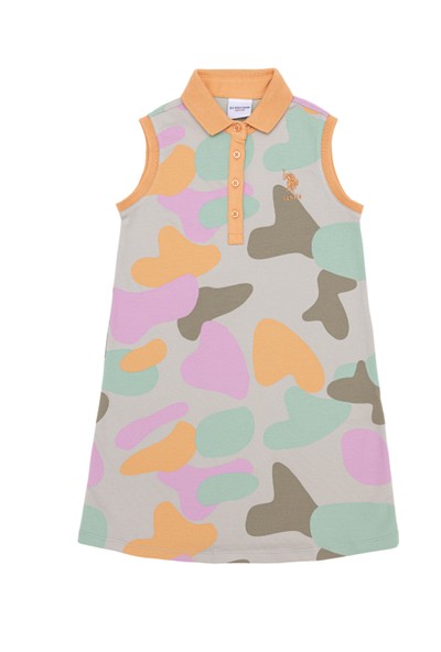 U.S. Polo Assn. Kız Çocuk Taş Örme Elbise 50249107-VR049