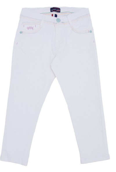 U.S. Polo Assn. Kız Çocuk Açık Mavi Denim Pantolon 50250367-DN0021