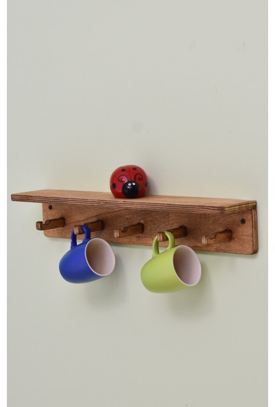 INTERBUILD REAL WOOD Ahşap Dekoratif Duvar Askılığı ve Rafı, Montessori Çocuk Odası Rafı INTERBUILD REAL WOOD Ahşap Dekoratif Duvar Askılığı ve Rafı, Montessori Çocuk Odası Rafı