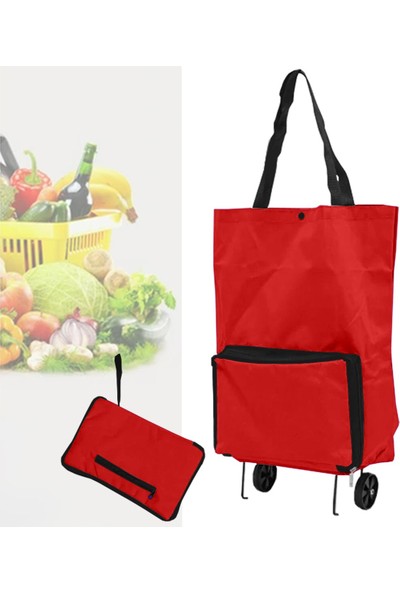 Mimilos Katlanabilir Tekerlekli Çantalı Çarşı Pazar Arabası Fermuarlı Market Alışveriş Çantası Mimilos Katlanabilir Tekerlekli Çantalı Çarşı Pazar Arabası Fermuarlı Market Alışveriş Çantası