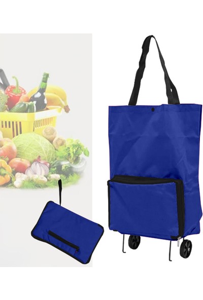 Mimilos Katlanabilir Tekerlekli Çantalı Çarşı Pazar Arabası Fermuarlı Market Alışveriş Çantası Mimilos Katlanabilir Tekerlekli Çantalı Çarşı Pazar Arabası Fermuarlı Market Alışveriş Çantası