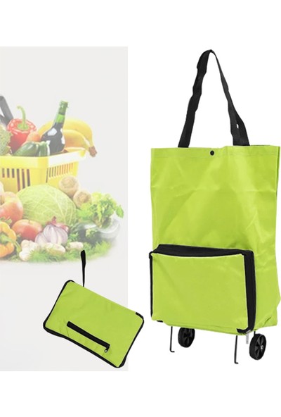 Mimilos Katlanabilir Tekerlekli Çantalı Çarşı Pazar Arabası Fermuarlı Market Alışveriş Çantası Mimilos Katlanabilir Tekerlekli Çantalı Çarşı Pazar Arabası Fermuarlı Market Alışveriş Çantası