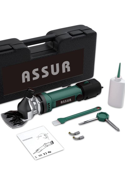 Assur Profesyonel Koyun Kırkma Makinası Yeşil Assur Profesyonel Koyun Kırkma Makinası Yeşil