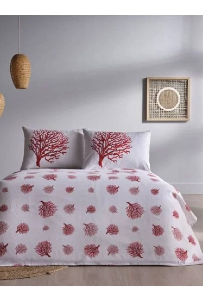 Doquhome Melodı Pike Seti Çift Kişilik Mercan Doquhome Melodı Pike Seti Çift Kişilik Mercan