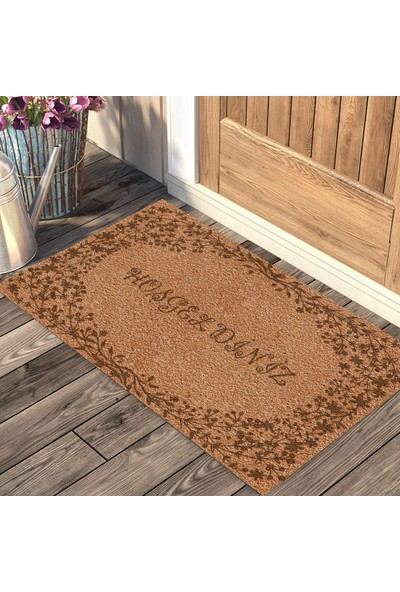 Dizaynbu Dekoratif Kapı Önü Paspası B036