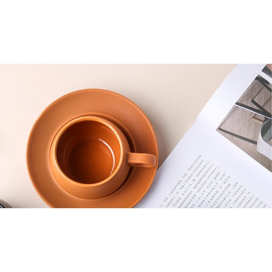 Seramik Espresso Kahve Fincanı ve Tabağı Seti Cappuccino Fiyatı