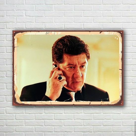 Trend Poster Testere Necmi Kurtlar Vadisi Retro Ahşap Poster Fiyatı