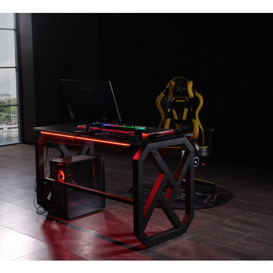 Stepgamer Metal Ayaklı Rgb Profesyonel E Spor Oyuncu Masası Fiyatı
