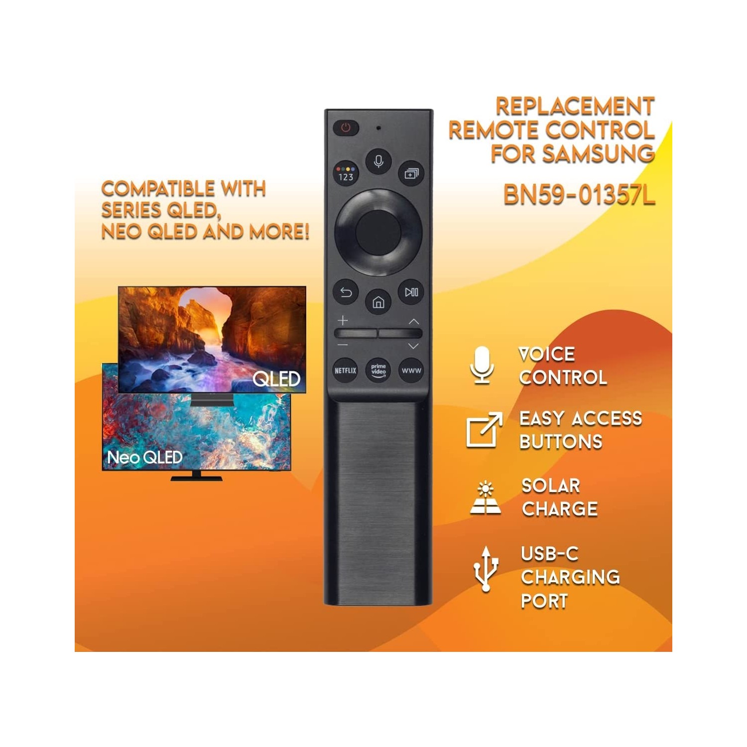 Samsung BN59-01357L Güneş Enerjili Orijinal Uzaktan Kumanda Fiyatı
