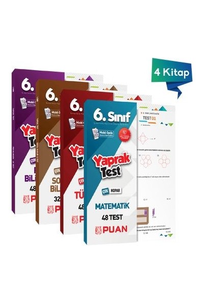 Puan Yayınları 6. Sınıf Tüm Dersler Yaprak Test Kazandıran Set Puan Yayınları 6. Sınıf Tüm Dersler Yaprak Test Kazandıran Set