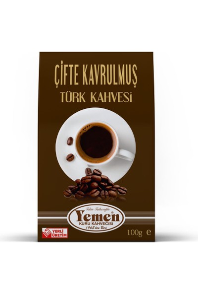 Yemen Çifte Kavrulmuş Türk Kahvesi 100 gr