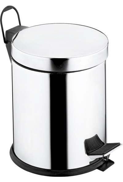 Akay Plastik Metal Pedallı Çöp Kovası 5lt