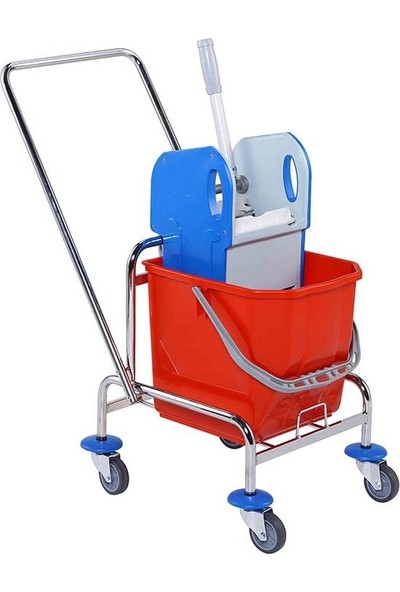 Omnisoft Uctm TK720 Tek Kovalı Krom Taşıyıcı Plastik Pres Temizlik Arabası Omnisoft Uctm TK720 Tek Kovalı Krom Taşıyıcı Plastik Pres Temizlik Arabası