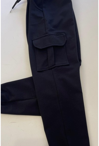 Poyraz Unisex Kargo Cepli Okula Uygun Eşofman Altı Kalıp Küçük