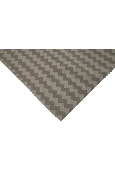 Bespoky Geometric Duri Kahverengi Geometrik Pamuk Yün El Dokuma Alan Halısı Bespoky Geometric Duri Kahverengi Geometrik Pamuk Yün El Dokuma Alan Halısı