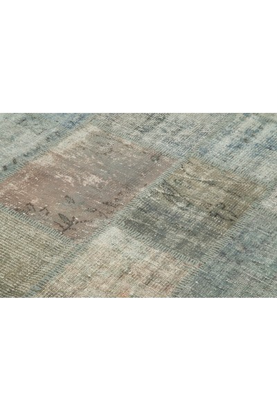 Bespoky Kırk Yama Gri Patchwork Pamuk Yün El Dokuma Alan Halısı Bespoky Kırk Yama Gri Patchwork Pamuk Yün El Dokuma Alan Halısı