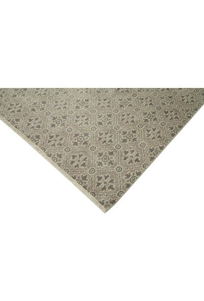 Bespoky Tebriz Bej Klasik Pamuk Yün El Dokuma Alan Halısı