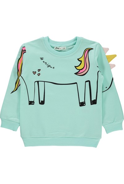 Civil Girls Kız Çocuk Eşofman Takımı 2-5 Yaş Mint Yeşili