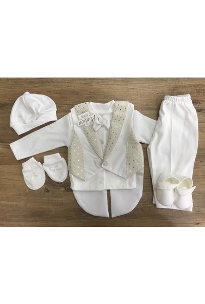 Vanilya Shop 6 Ay Erkek Bebek Smokin Mevlit Takım 6lı Set Vanilya Shop 6 Ay Erkek Bebek Smokin Mevlit Takım 6lı Set