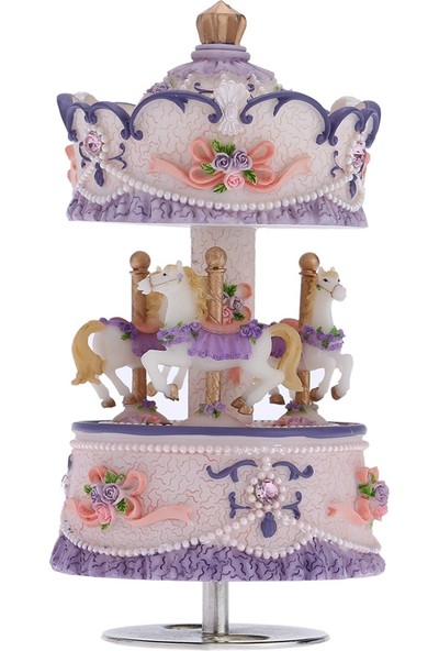 Fangqinghao Temalı Retro Müzik Kutusu - Mor (Yurt Dışından)